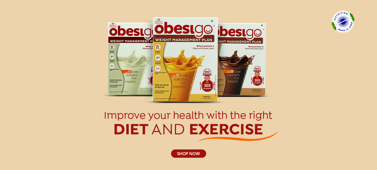 Obesigo : Weight Loss Shake & Weight Management Plan